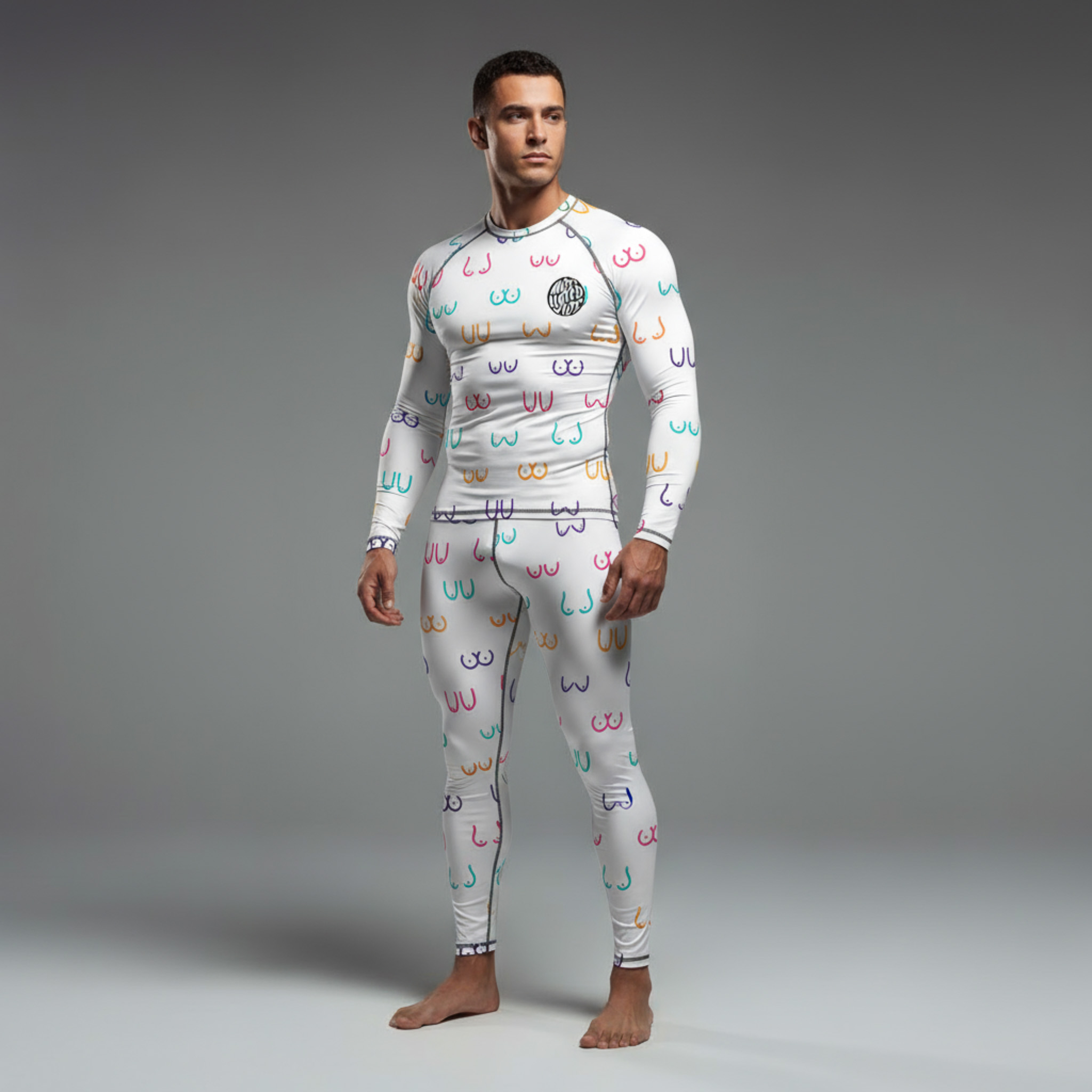 ZEBRA BOOBS WHITE BL SET - Rise Custom